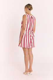 Nova Shift Dress - Red Stripe – Feather & Noise